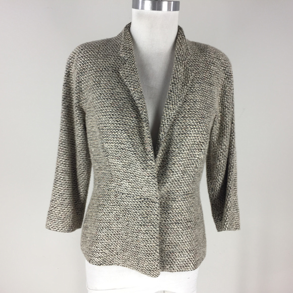 Pendleton | Jackets & Coats | Pendleton S 6 Black Taupe Tweed Blazer ...